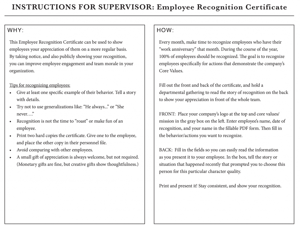 Employee Recognition Kit | MasterMinds LeadershipMasterMinds Leadership